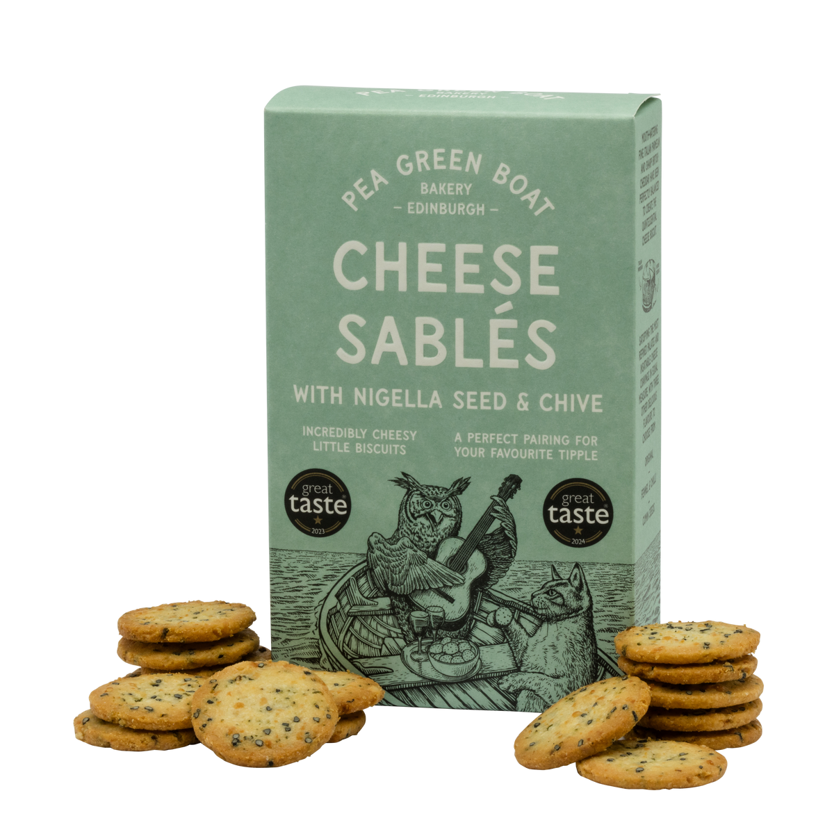 Cheese Sablés with Nigella Seed and Chive - 80g – Shortbread House of ...